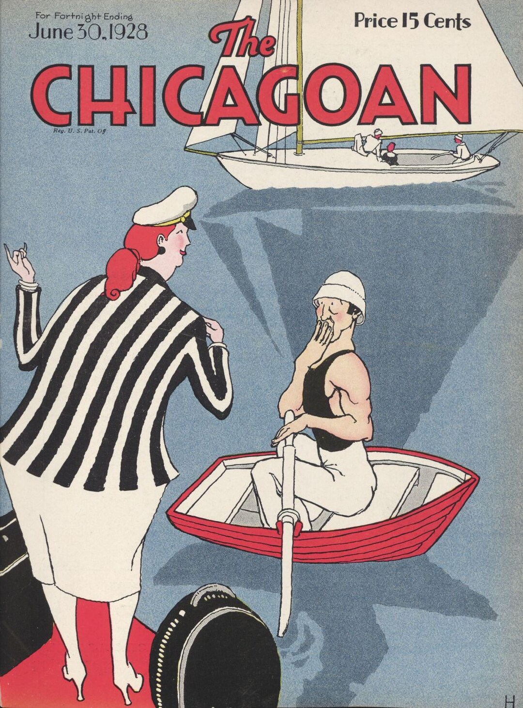 Digital Print of the Chicagoan Magazine Cover - June 30, 1928 Art Deco ...