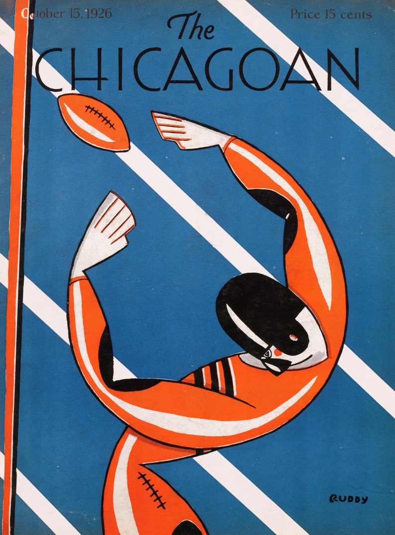 The Chicagoan Magazine - Digital Print of Cover Art by Arthur H Ruddy ...