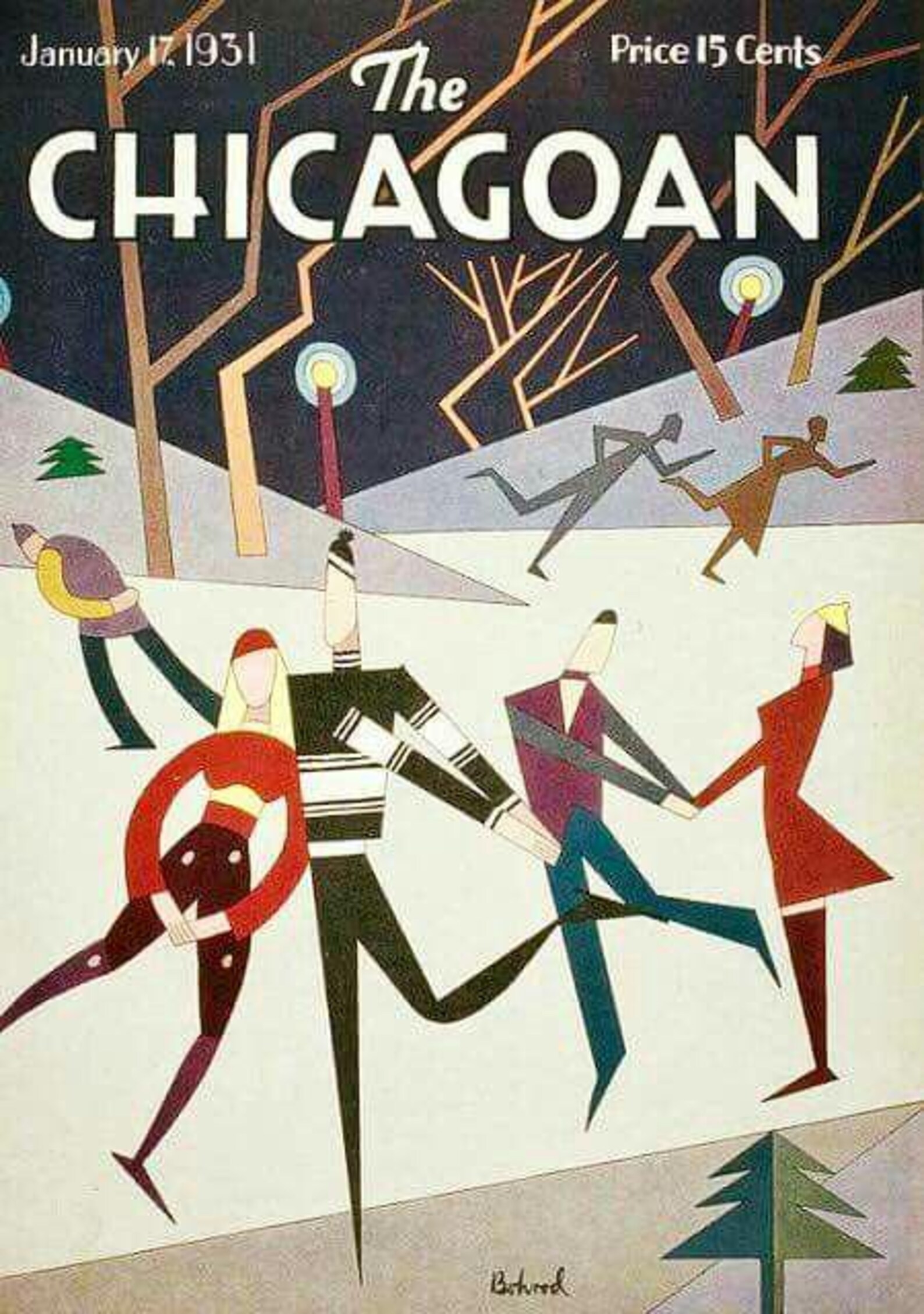 Digital Print of the Chicagoan Magazine Cover January 17, 1931 - Art ...