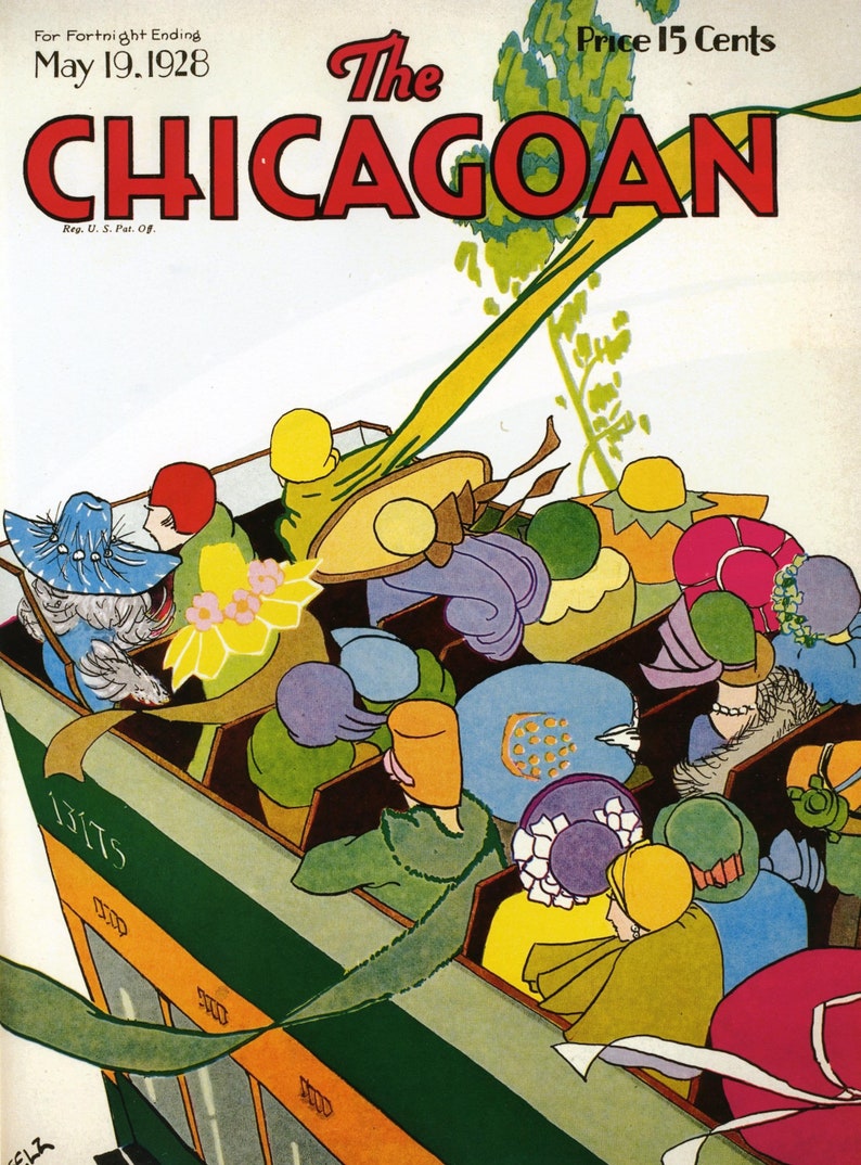 The Chicagoan Magazine - Digital Print of Cover Art - October 11, 1930 ...