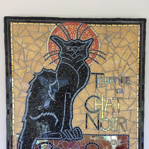 Mosaic Cat - Etsy