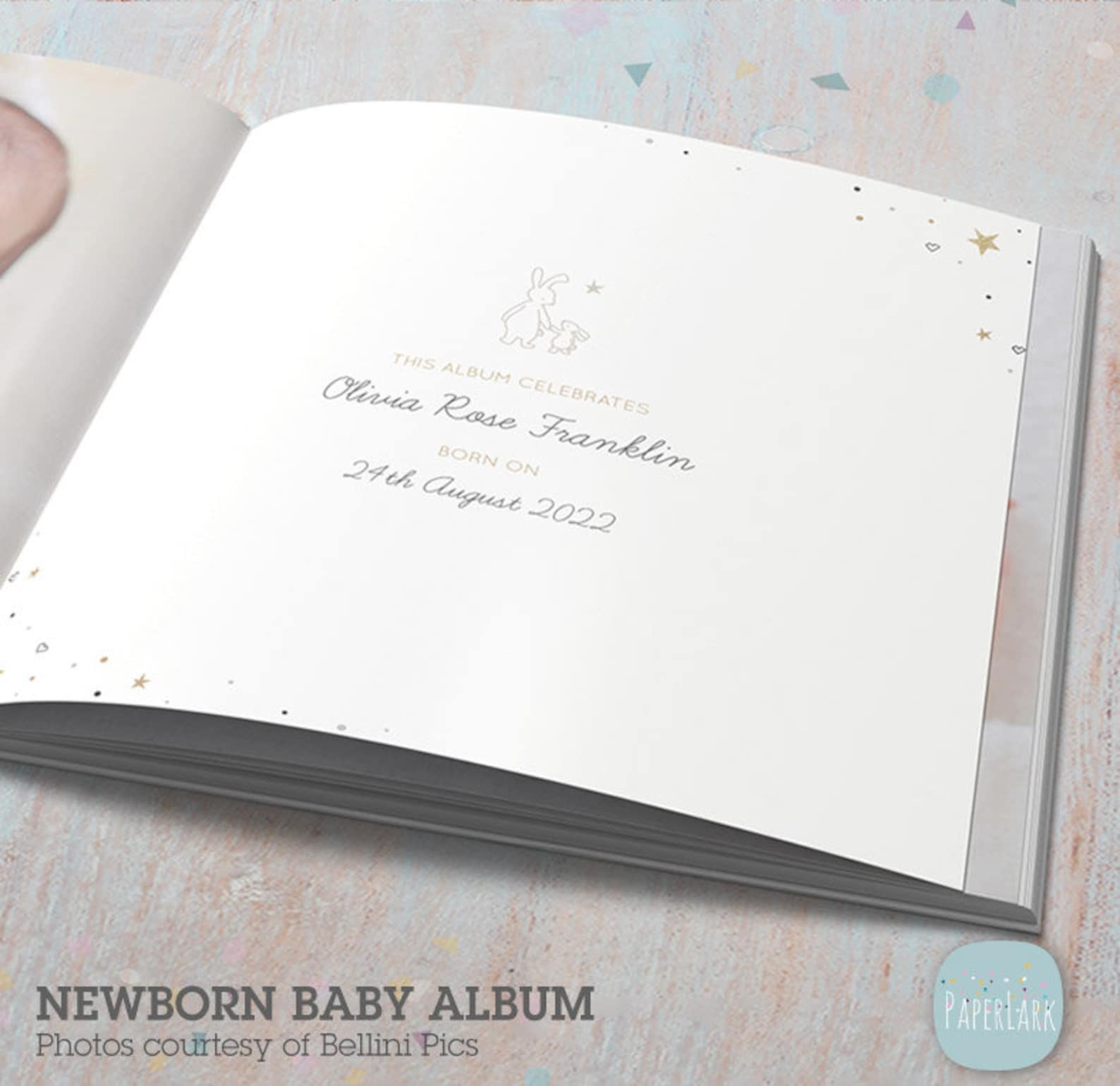 Buy Baby Photo Album Template Newborn Photography Newborn Online in ...