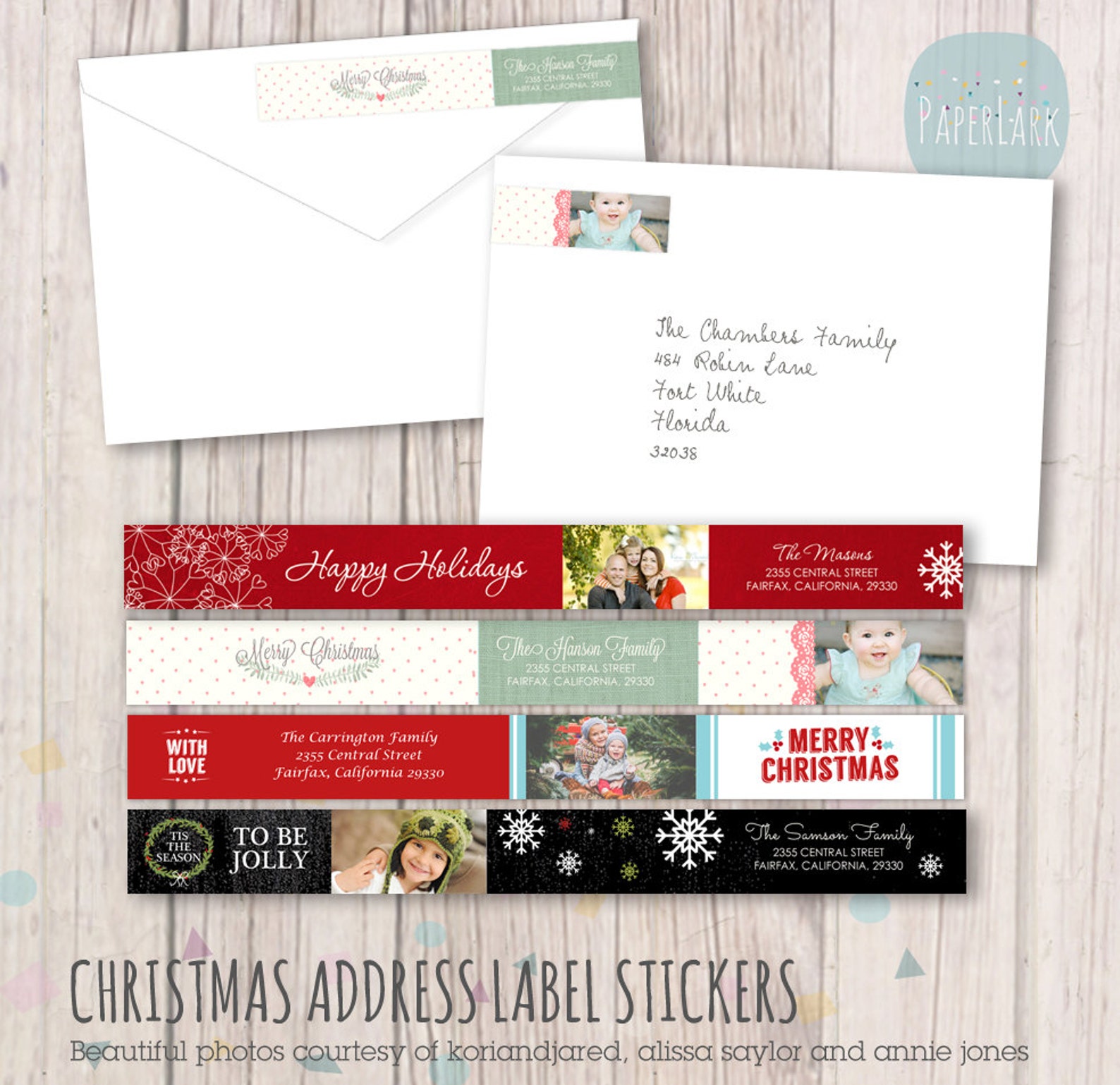 Christmas Address Labels, Xmas Address Labels, Christmas Card ...