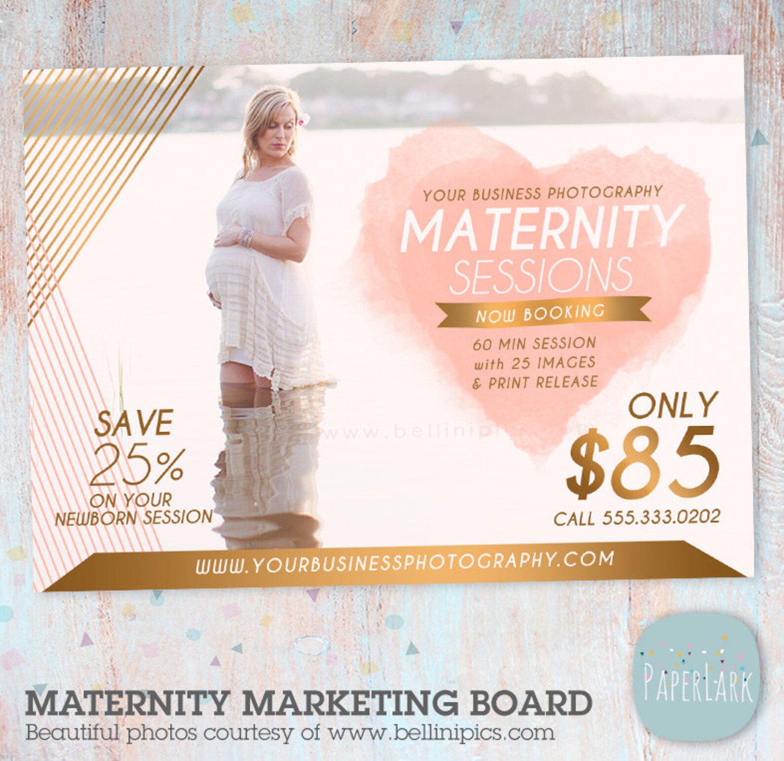 Maternity Marketing Board Mini Sessions Photoshop Template - Etsy