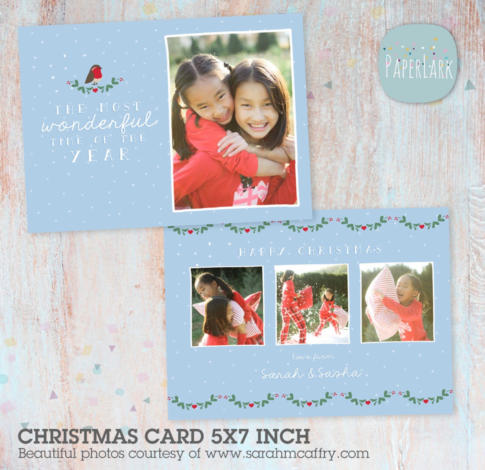 Christmas Cards Christmas Bundle Xmas Card Template Merry - Etsy