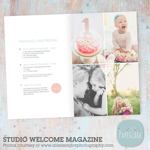 Photography Studio Magazine - 8 Page - Photoshop Template - PG007 ...