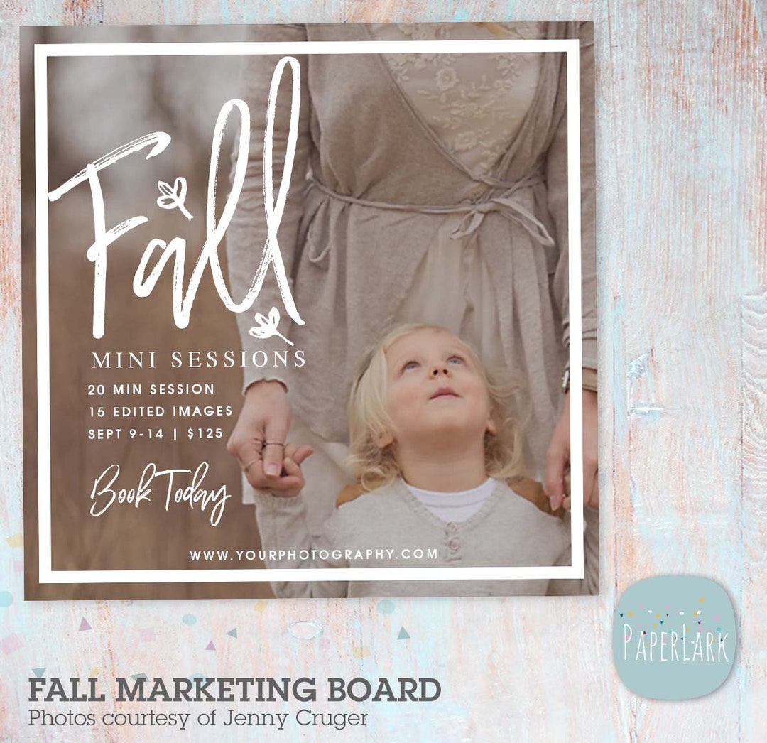 Fall Mini Session, Fall Marketing Board, Minis, Mini Sessions ...