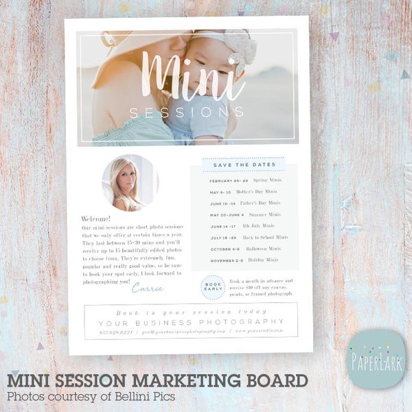 Mini Session Flyer - Etsy