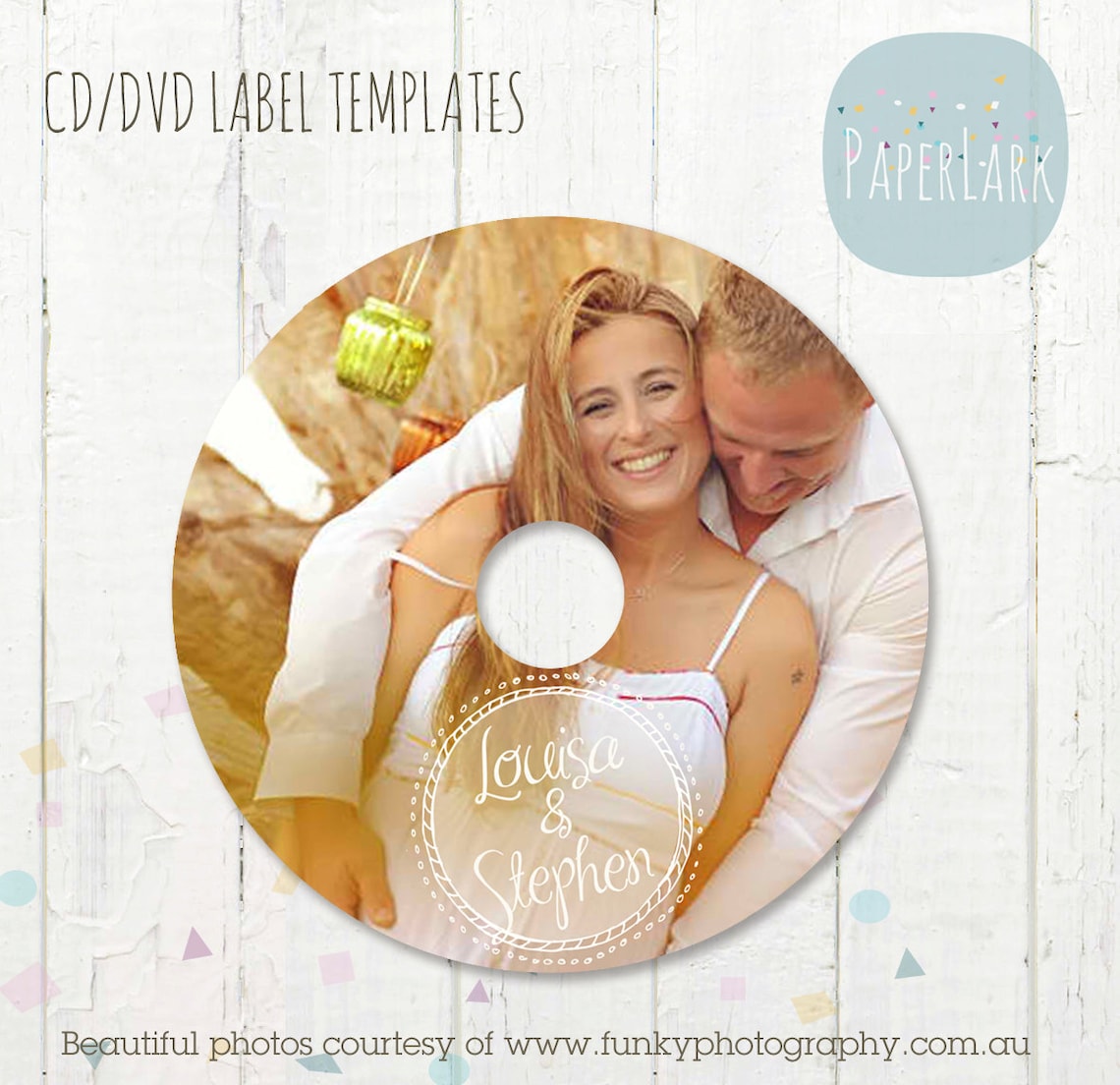 Cd/dvd Label Photoshop Templates EB011 INSTANT Download | Etsy