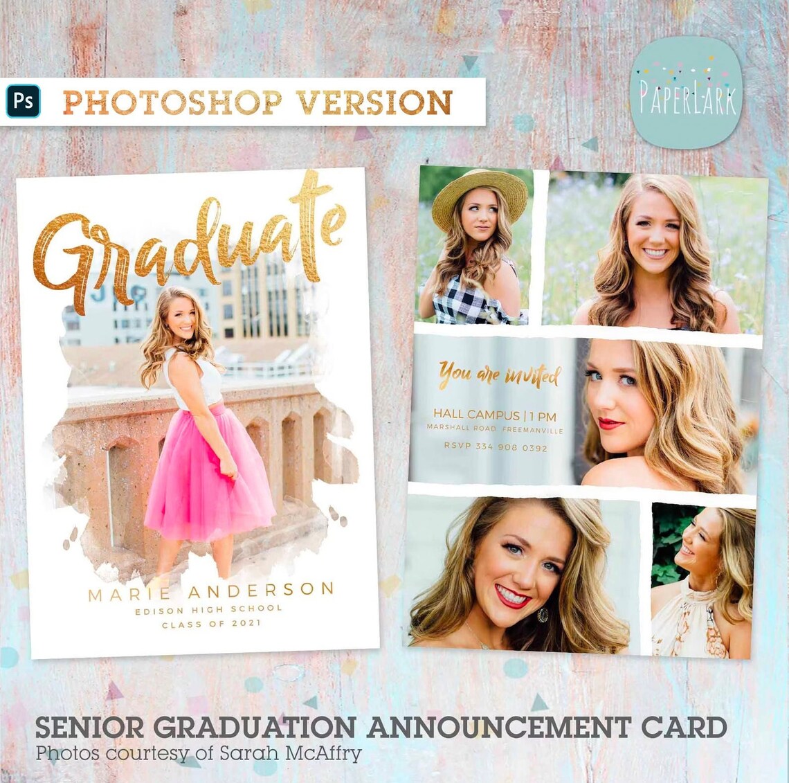 Senior Announcement Card Graduation Card Senior Card - Etsy