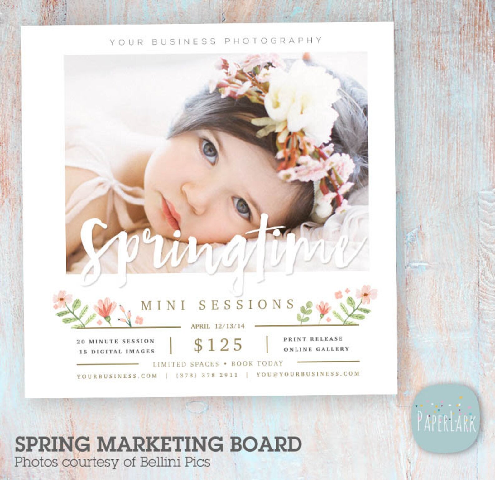 Spring, Marketing Board, Spring Mini Session, Spring Flyer, Mini ...