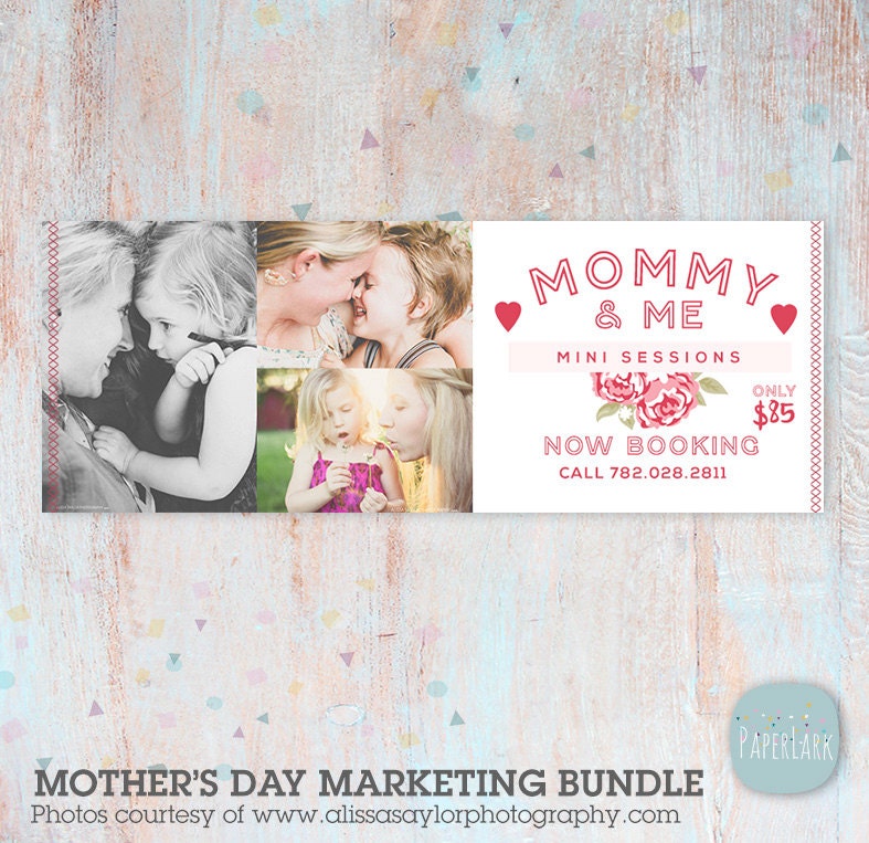 Mother's Day Marketing Template Mommy and Me Mini | Etsy
