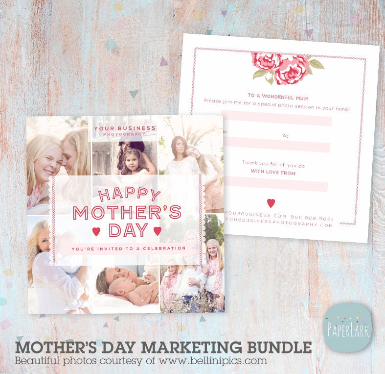 Mother's Day Marketing Template Mommy and Me Mini | Etsy