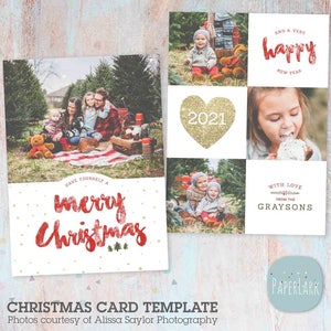 Christmas Card Bundle - Marketing Board and Christmas Card - Photoshop ...