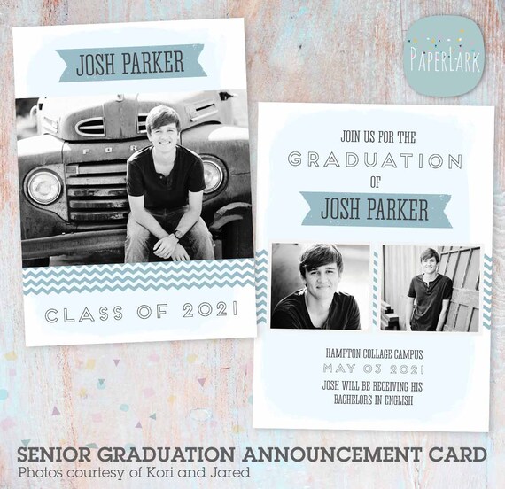 Josh Graduation Invitations