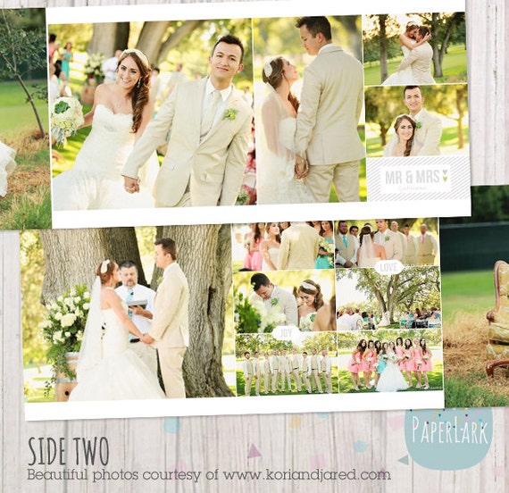 3x3 inch Photoshop template FN003 INSTANT DOWNLOAD Wedding Album ...