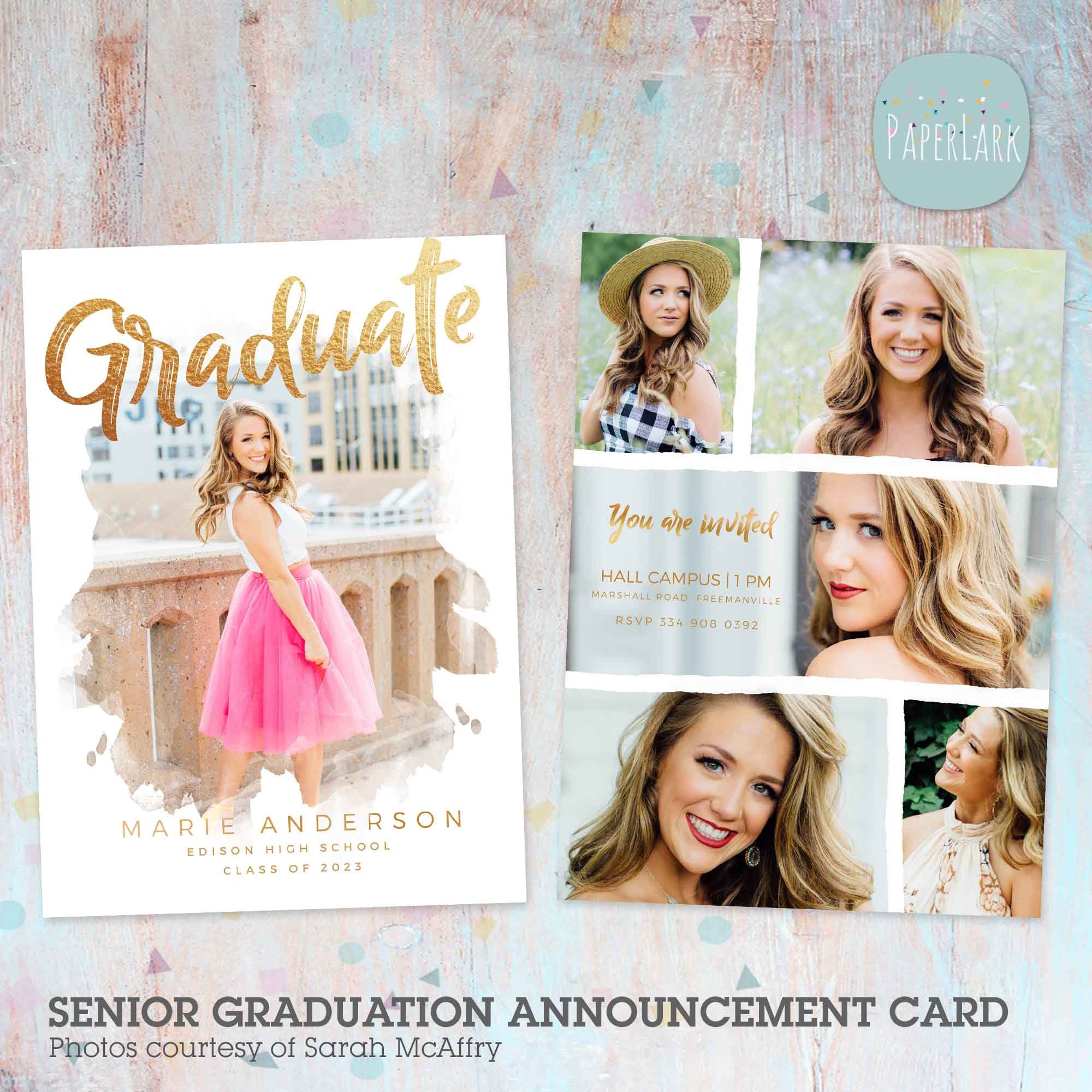 Senior Announcement Card Graduation Card Senior Card - Etsy