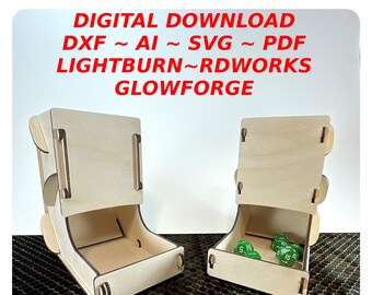 Glowforge Dice Tower - Etsy