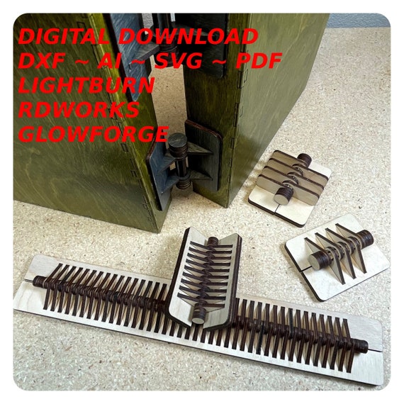 Laser Cut Hinge PLANS digital Download ONLY CO2 | Etsy