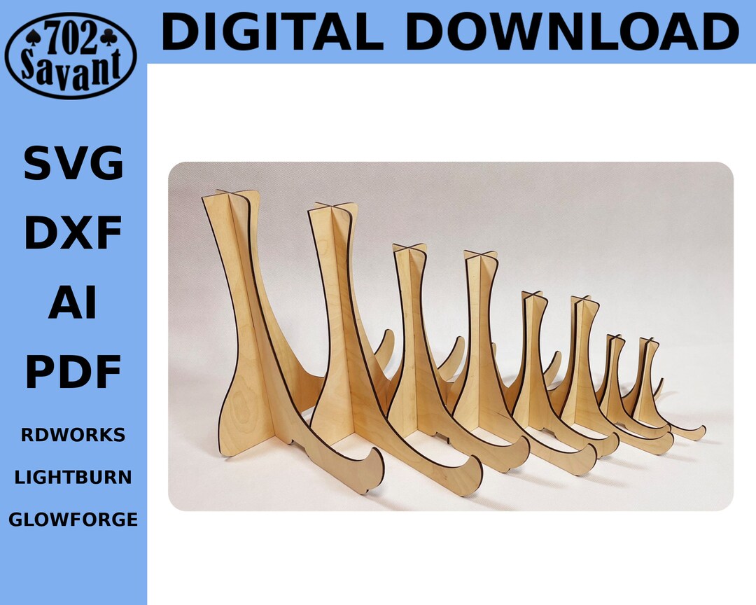 Laser Cut Easel PLANS digital Download ONLY CO2 Laser/glowforge Project ...
