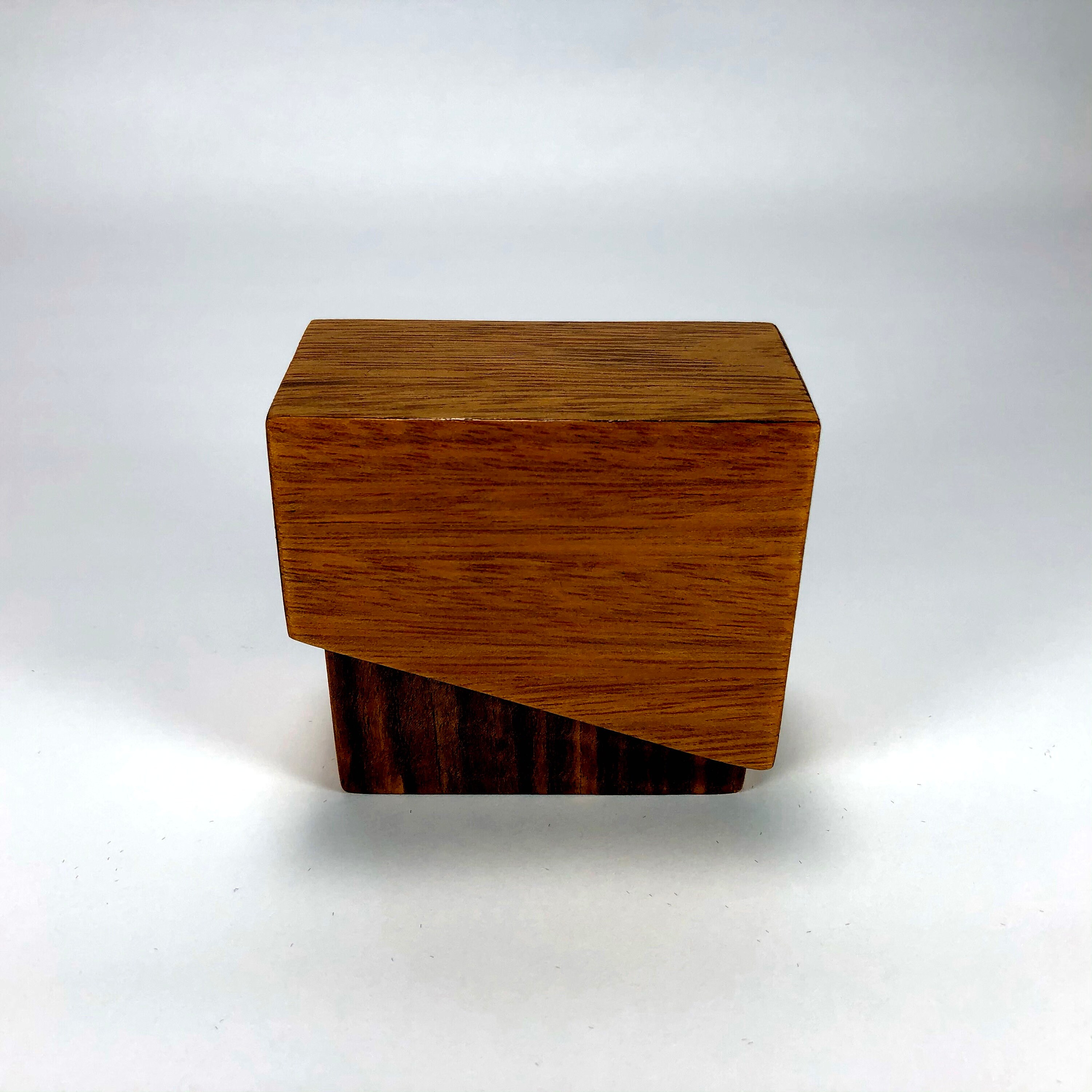 Mini Dice Tower in Curly Etimoe, Anigre and Carajiera