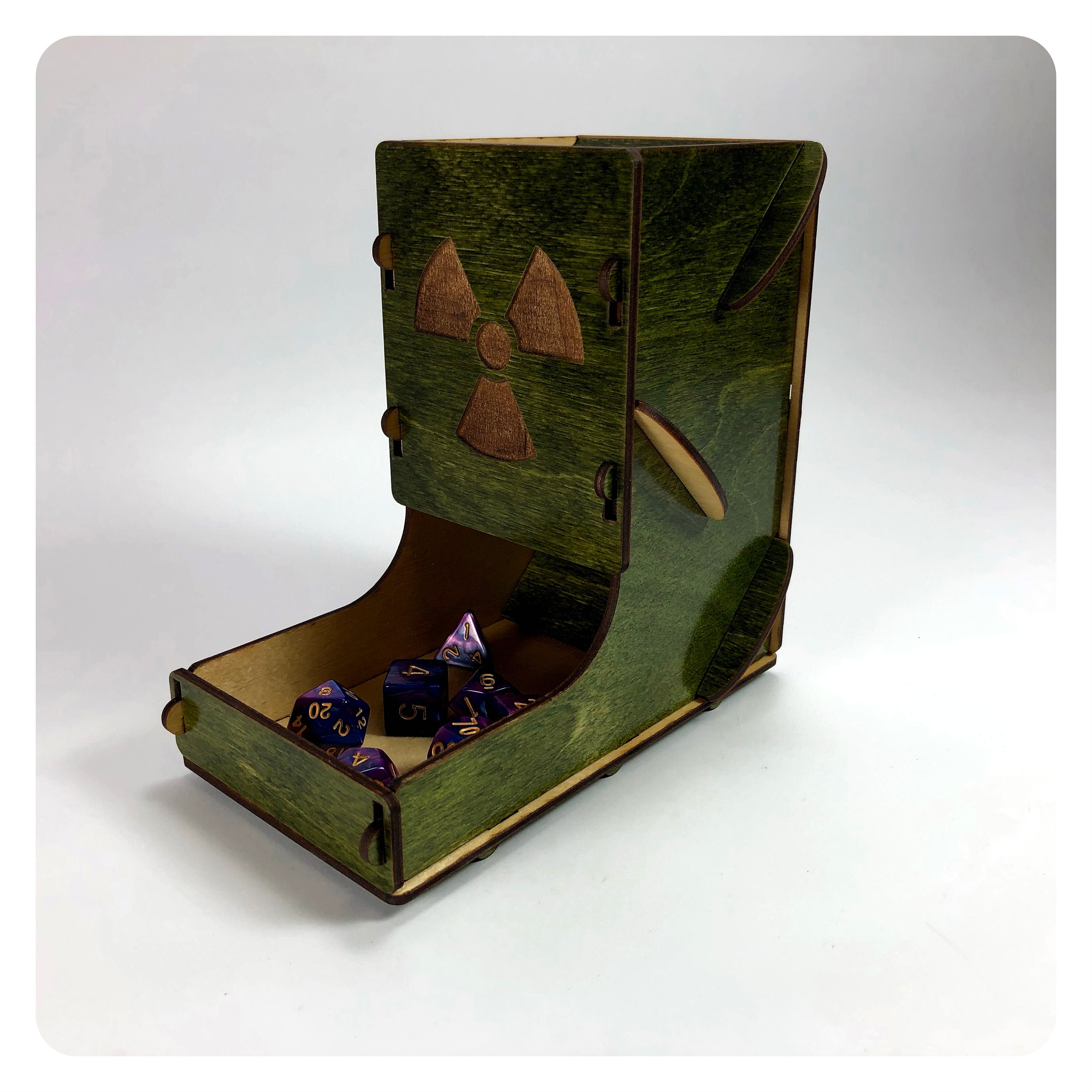 Radioactive Dice Tower with Dice Radioactive Dice Tower with Dice