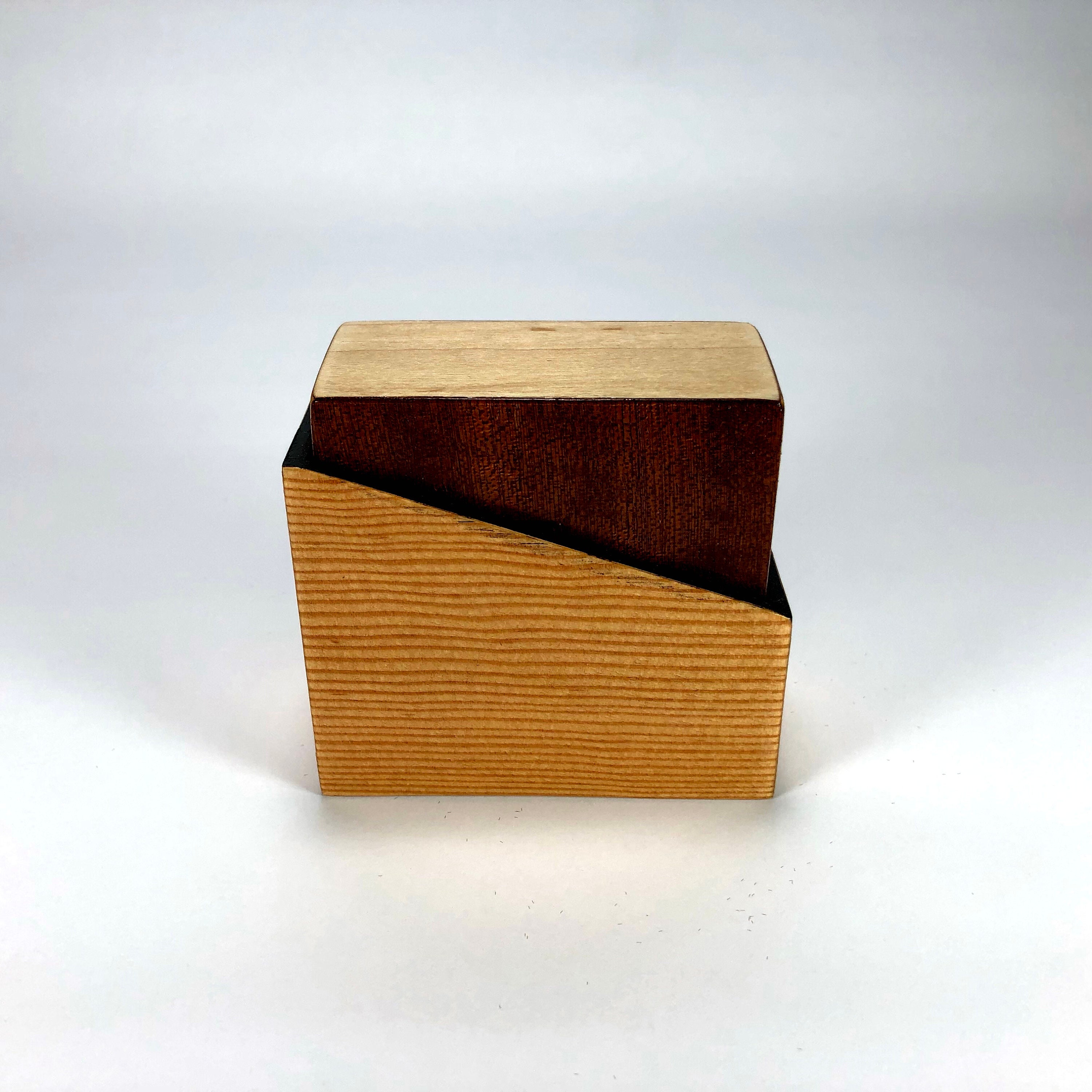 Mini Dice Tower in Mahogany, Maple and Red Cedar