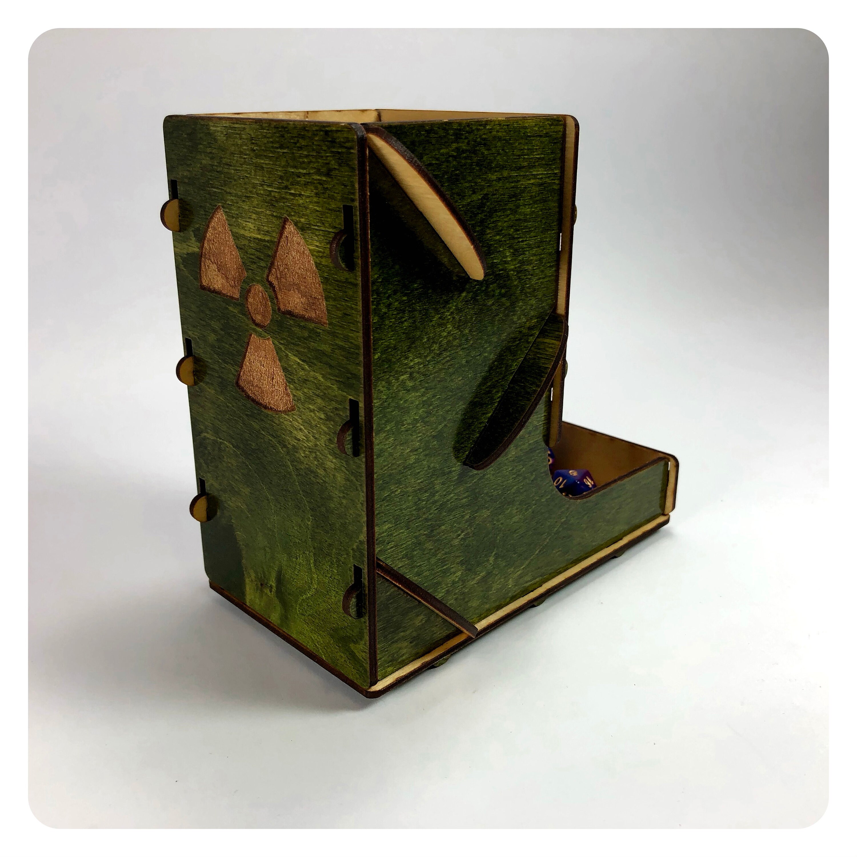 Radioactive Dice Tower with Dice Radioactive Dice Tower with Dice