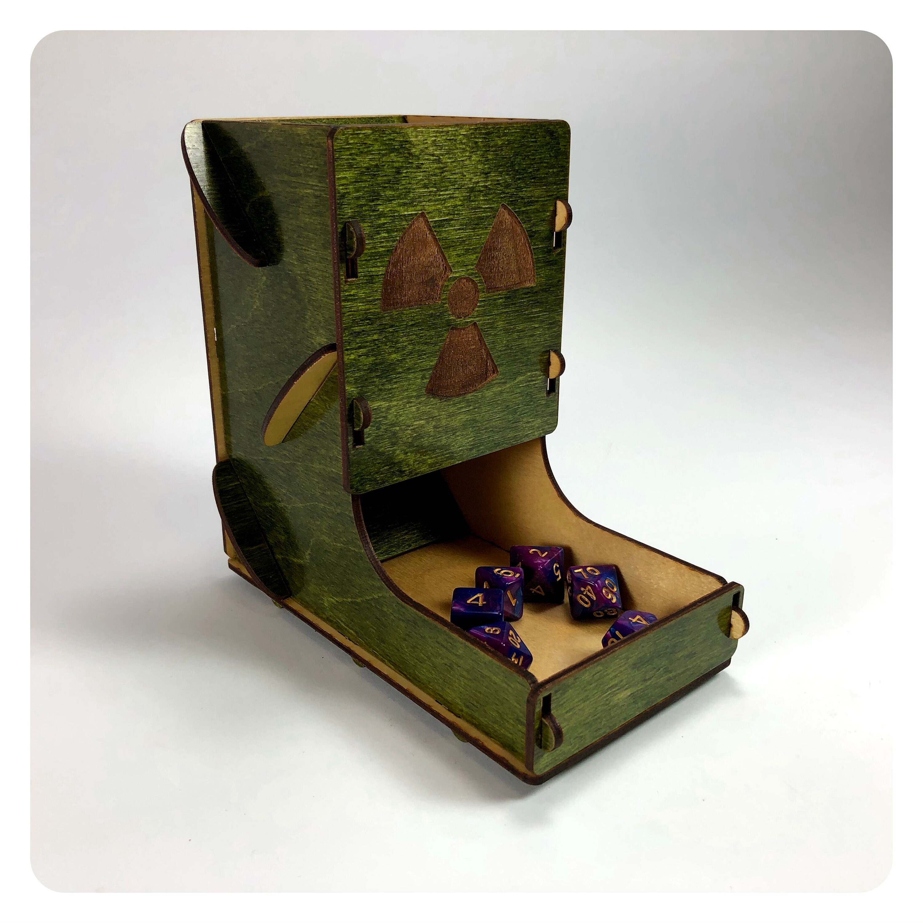 Radioactive Dice Tower with Dice Radioactive Dice Tower with Dice