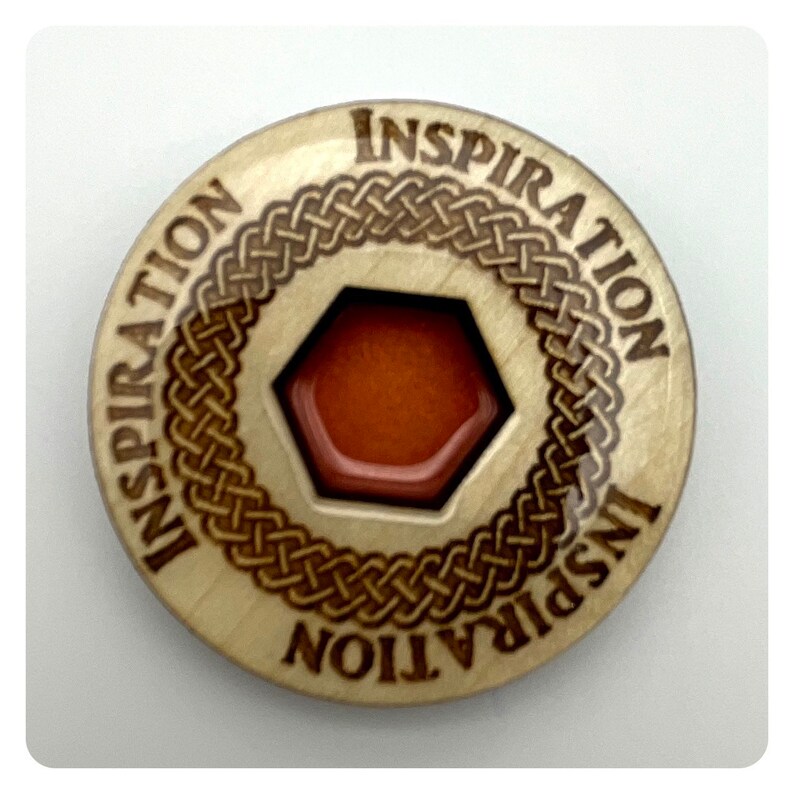 Inspiration Tokens Engraved Hardwood and Resin D&D 5E - Etsy