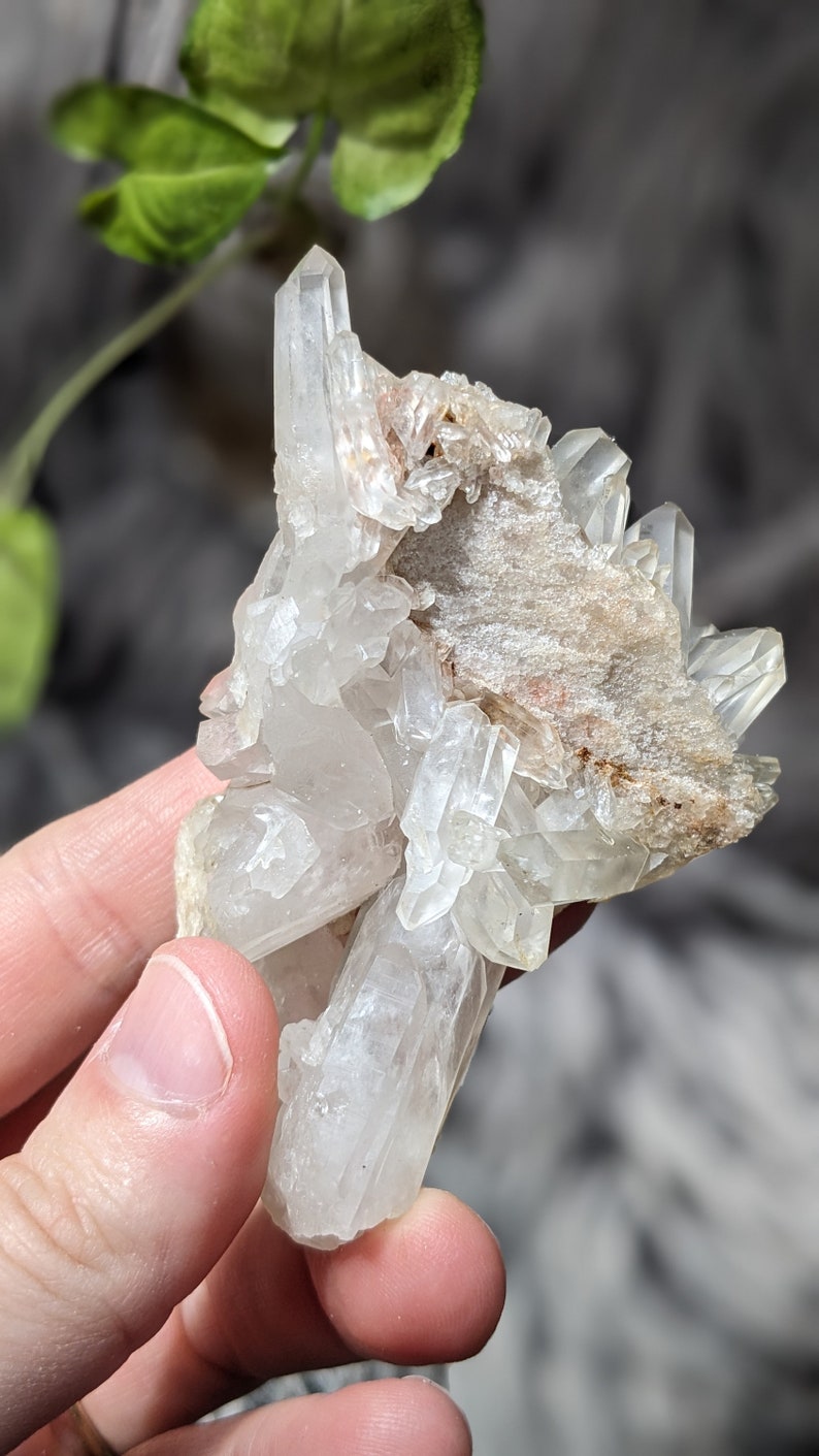 Double-sided Moroccan Quartz Cluster | Crystals | Minerals | Crystal ...