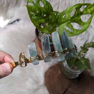 Fluorite Slice Crystal Crown Crystal Tiara Polished Crystals Festival ...