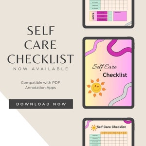Self-care BUNDLE: Guide, Journal, & Checklist | Health | Growth Mindset ...