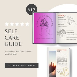 Self-care BUNDLE: Guide, Journal, & Checklist | Health | Growth Mindset ...