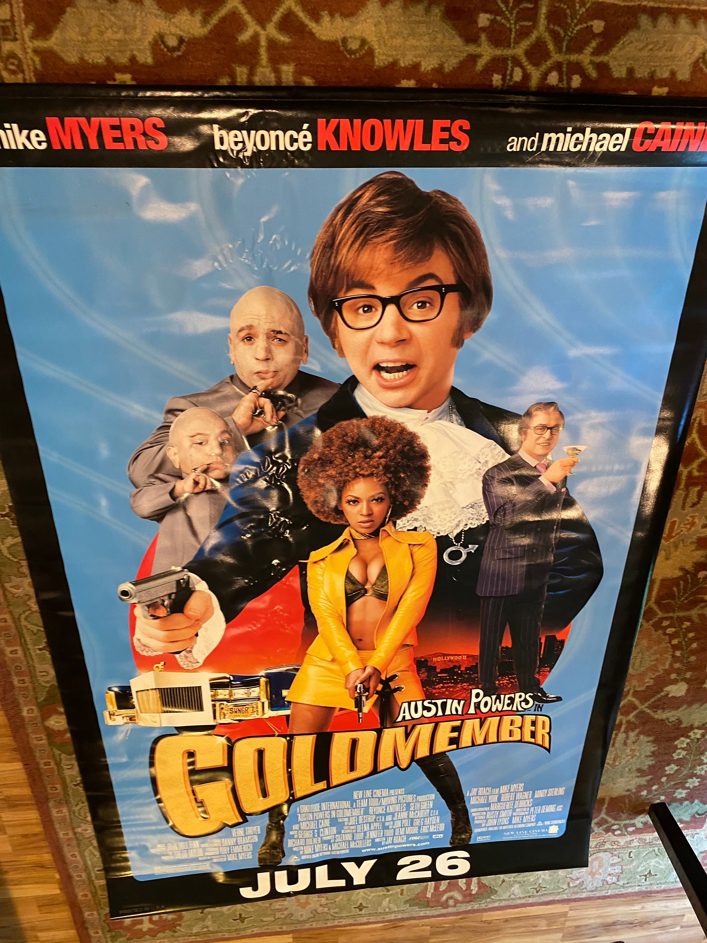 Vintage Movie Poster/banner Austin Powers goldmember Michael Myers ...