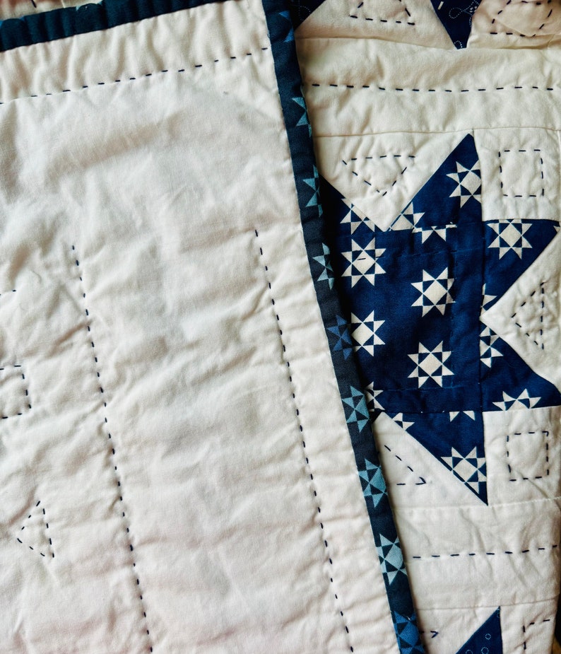 Nautical Stars Throw Quilt - Etsy