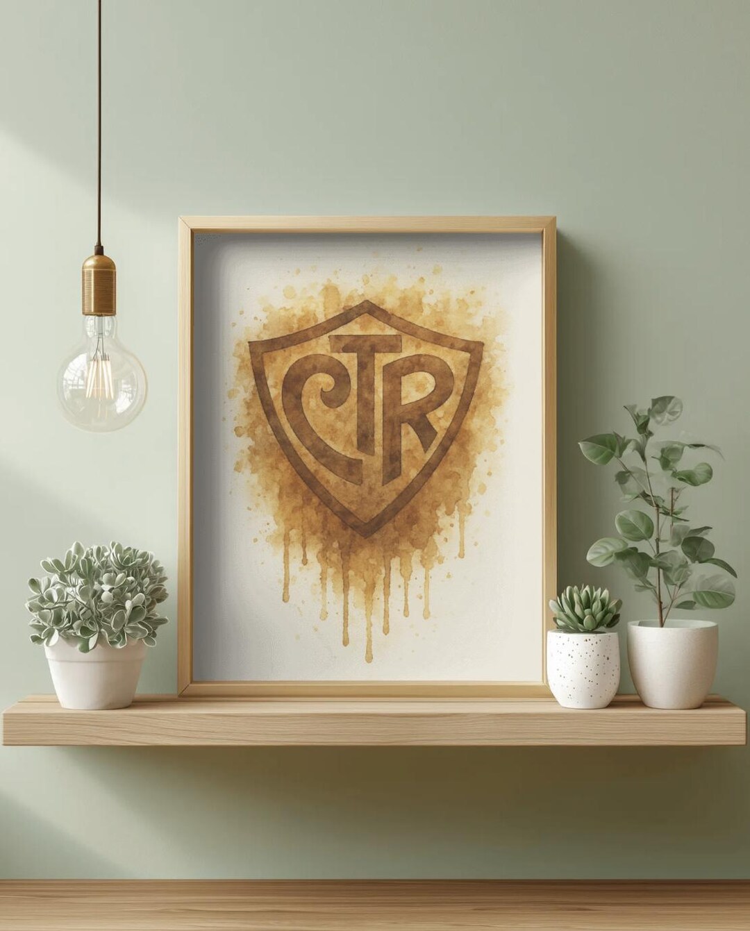 Watercolor CTR Symbol Print | LDS Wall Art | Choose the Right Decor ...