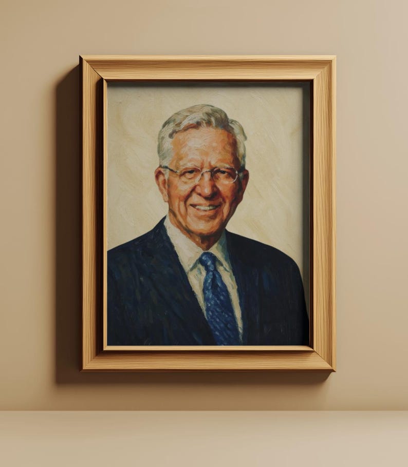 Acrylic Portrait of Distinguished Elder, D. Todd Christofferson ...