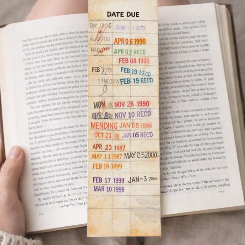 Library Due Date - Etsy