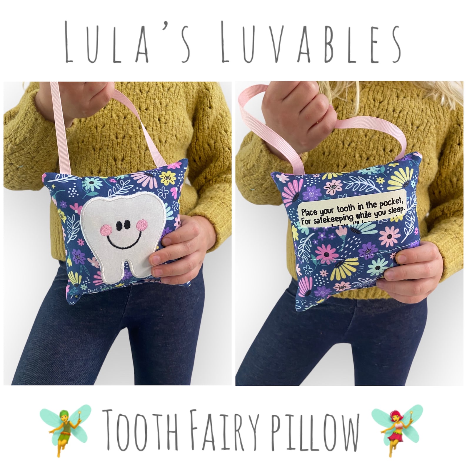 Personalized Tooth Fairy Pillow - Etsy