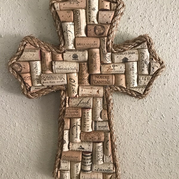 Wine Cork Cross - Etsy