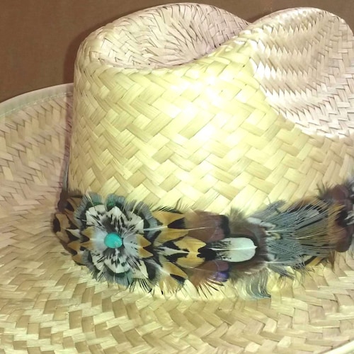 CUSTOM Pheasant Feather One-feather-wide Hat Band Beautiful - Etsy