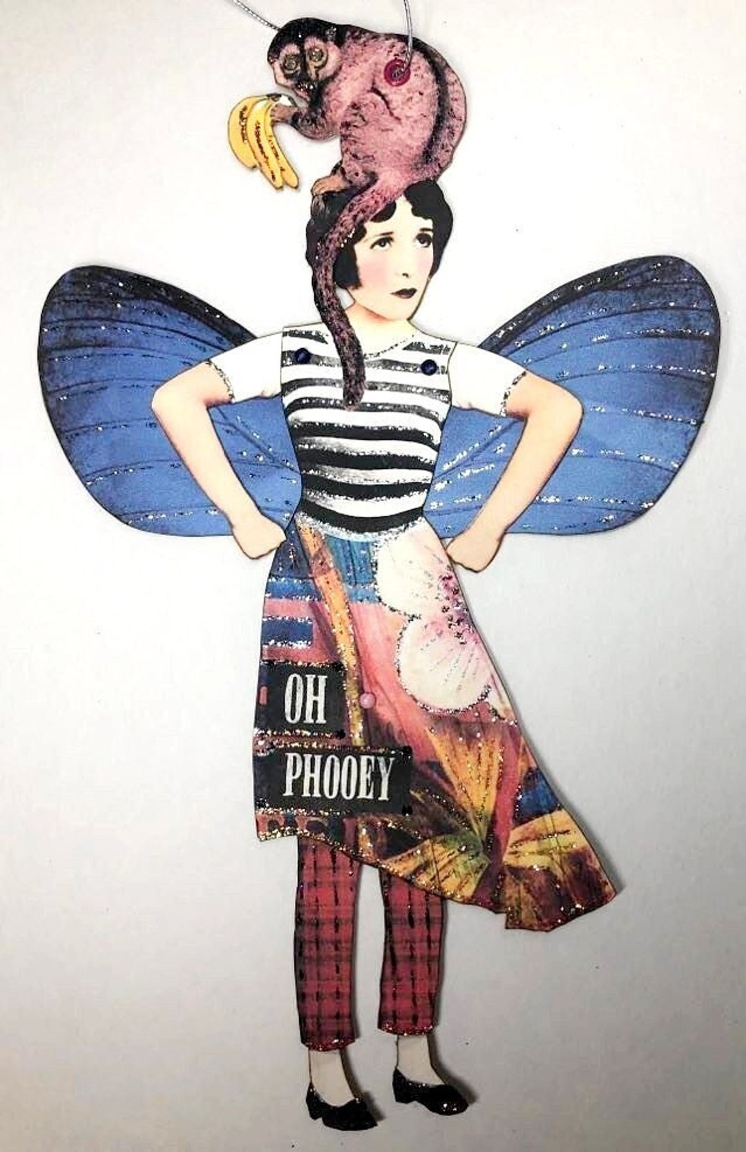 Mabel and Friend Paper Art Doll With Moving Parts - Etsy