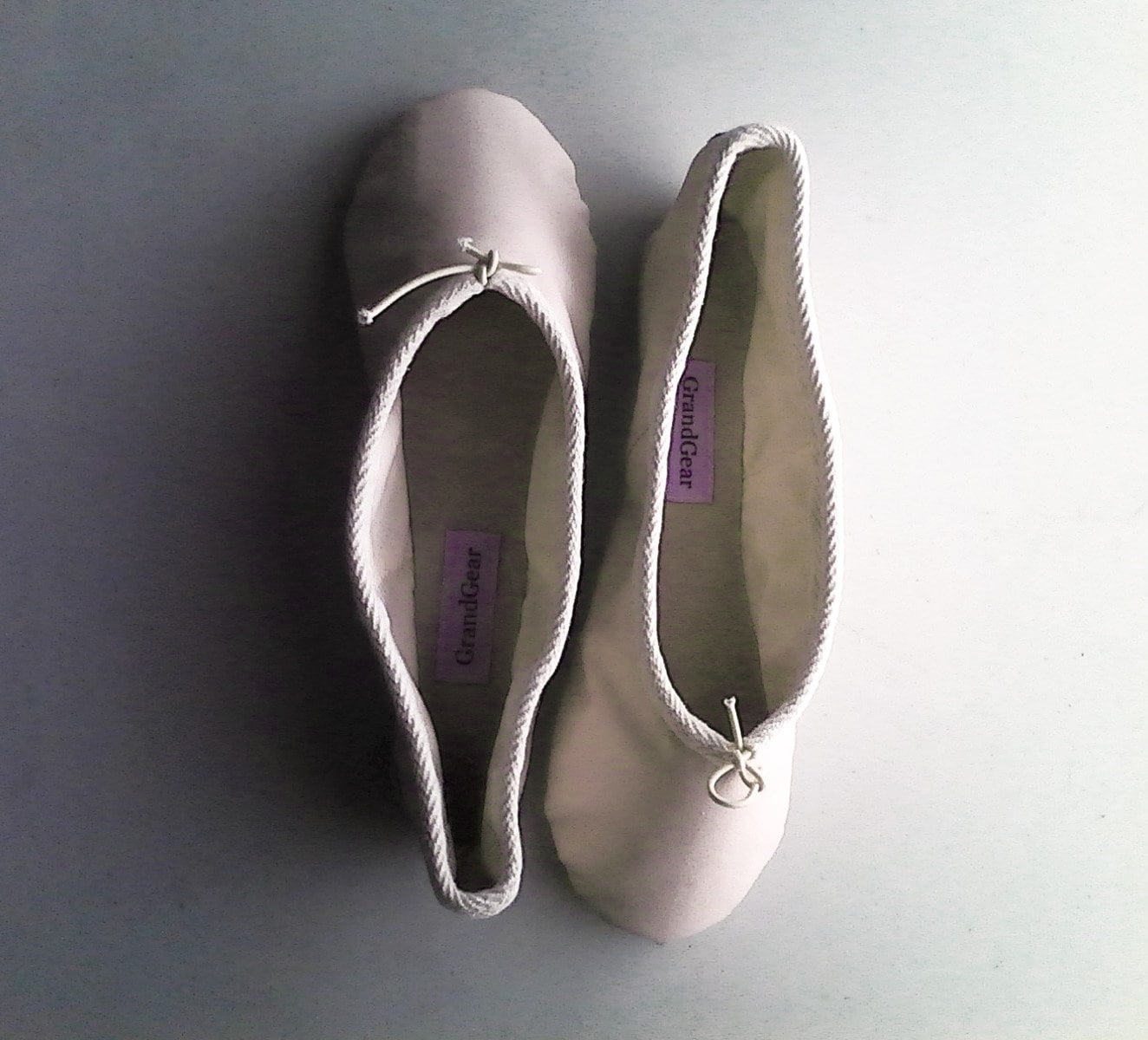 Ivory Calfskin Leather Ballet Slippers / Ballet Shoes Full | Etsy UK