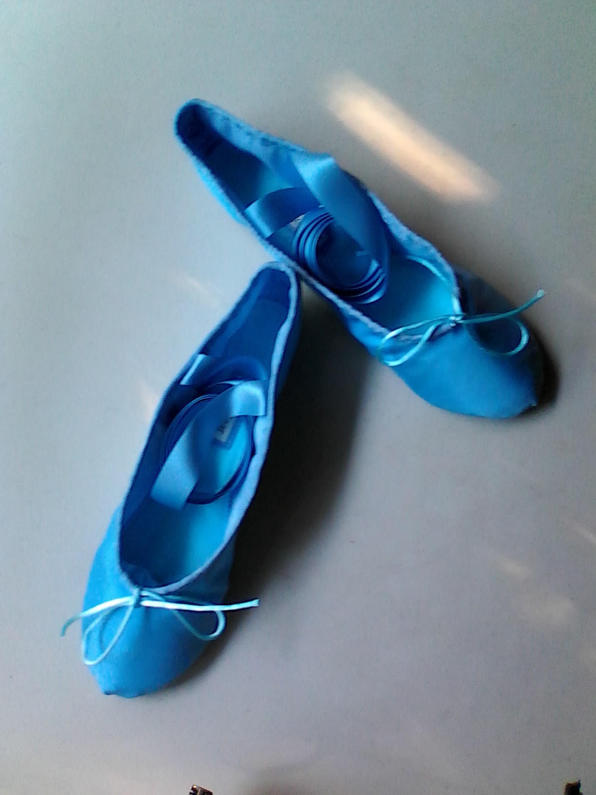 Pale Sky Blue Silk Ballet Slippers Adult Sizes Full Sole or - Etsy