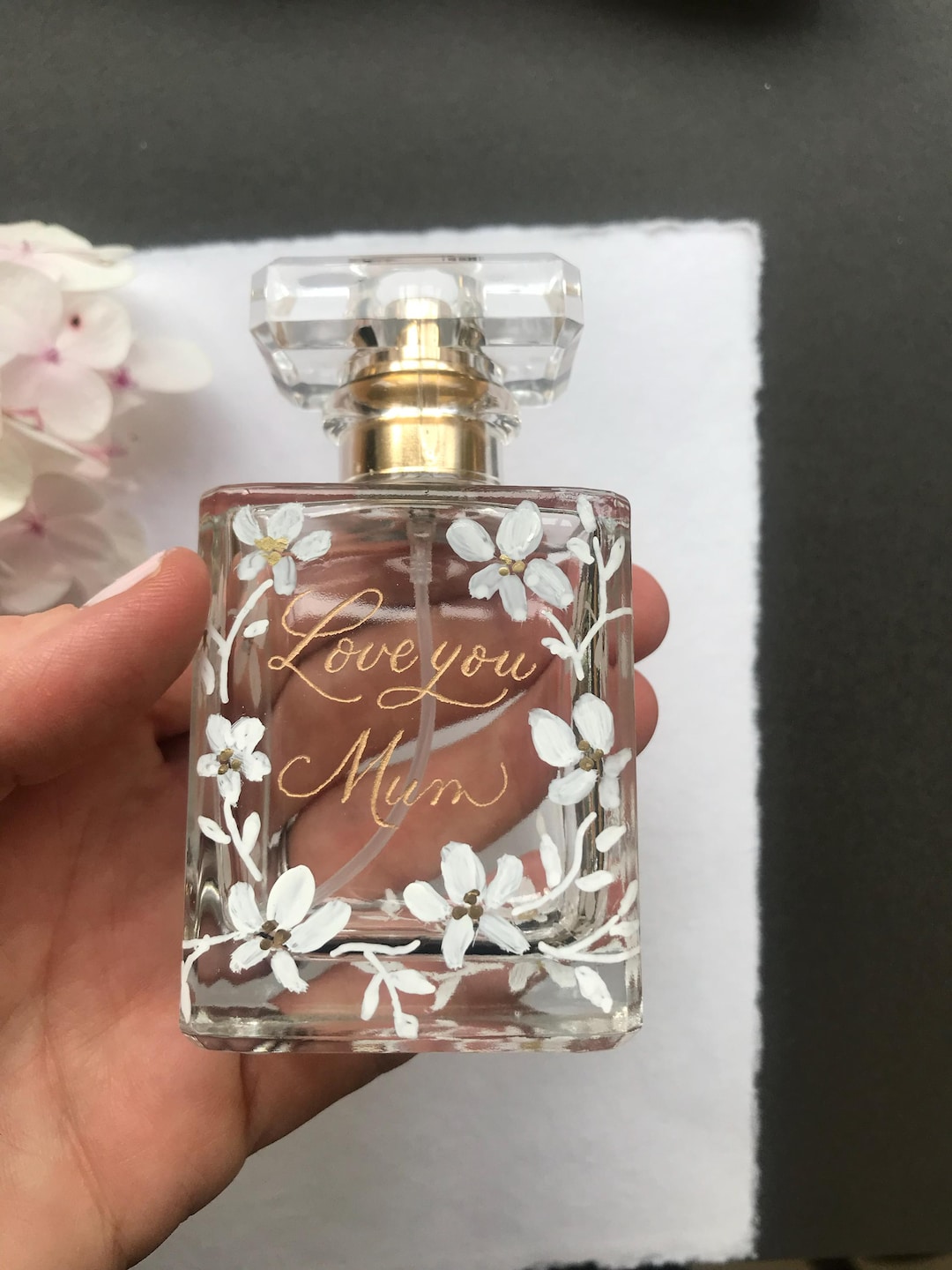 Custom Engraved Perfume, Painted and Engraved Perfume Bottle, Glass ...