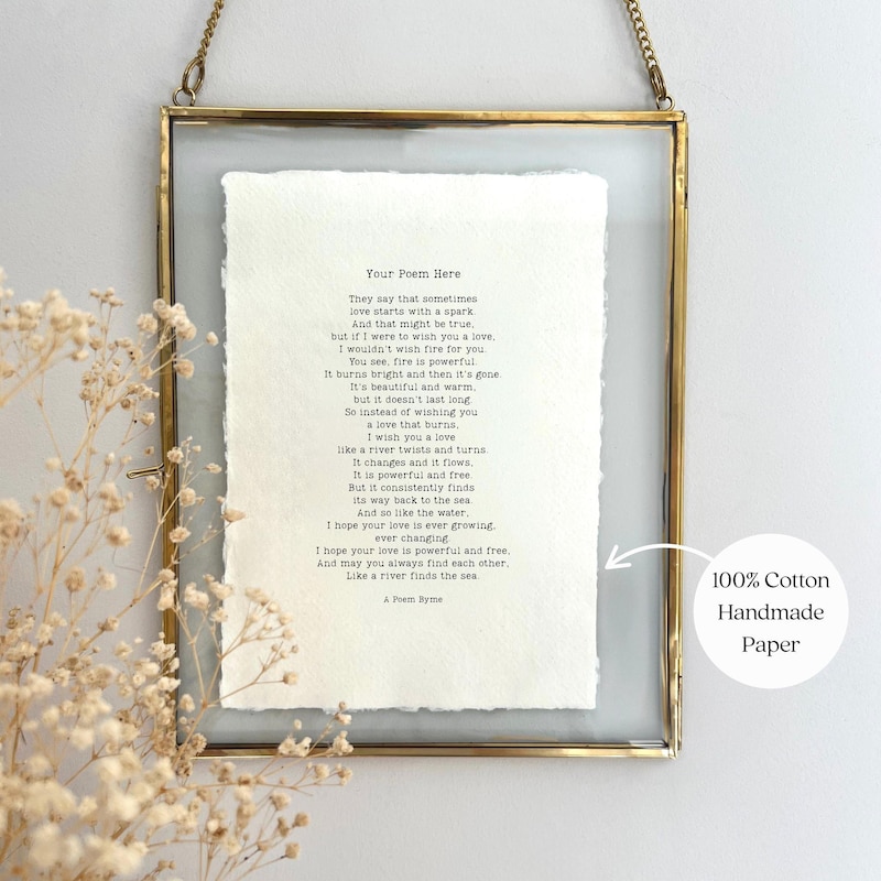 Acrylic Frame With Words - Etsy UK