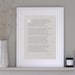 Custom Poem Print, Old Typewriter Font, Custom Poem, Framed Poem ...