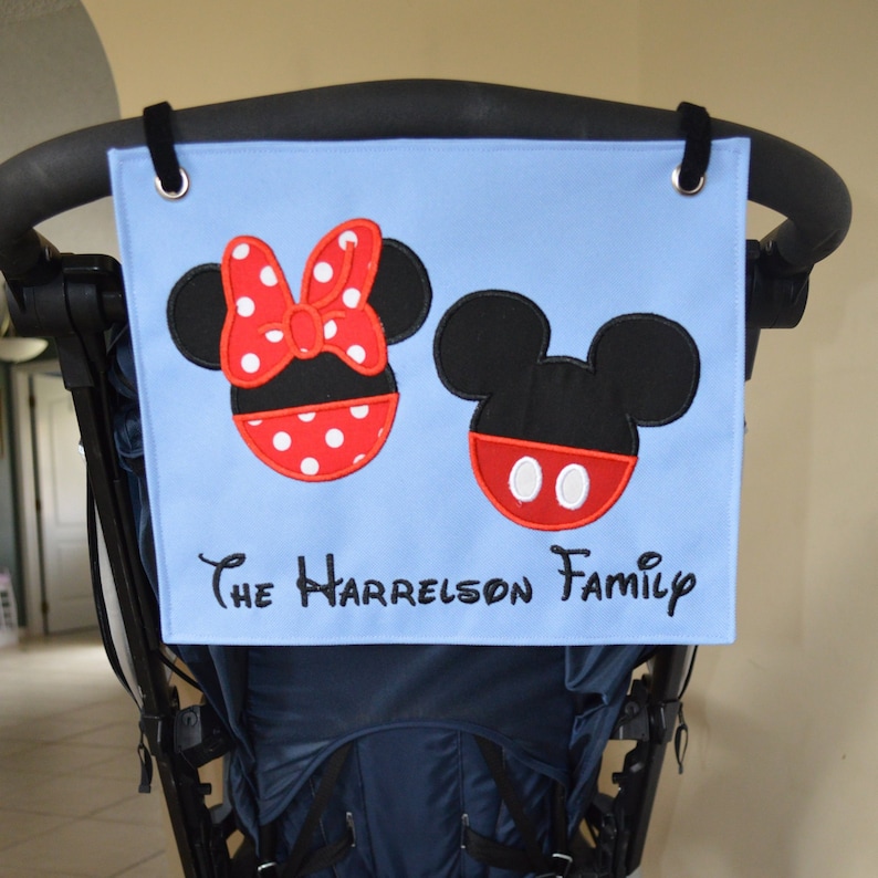 Mouse Head Stroller Tag/spotter/banner/sign - Etsy