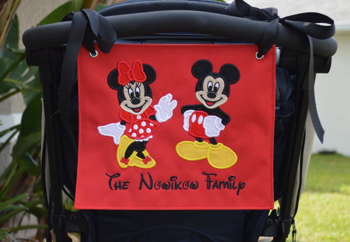 Stroller Spotter Family Banner With 2 Characters - Etsy